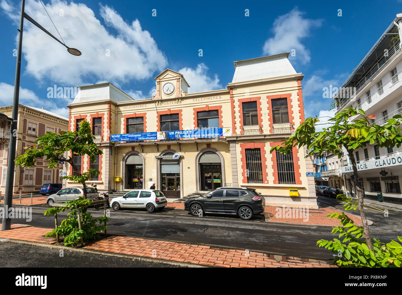 Fort-de-France, Martinique - December 19, 2016: The picturesque post ...