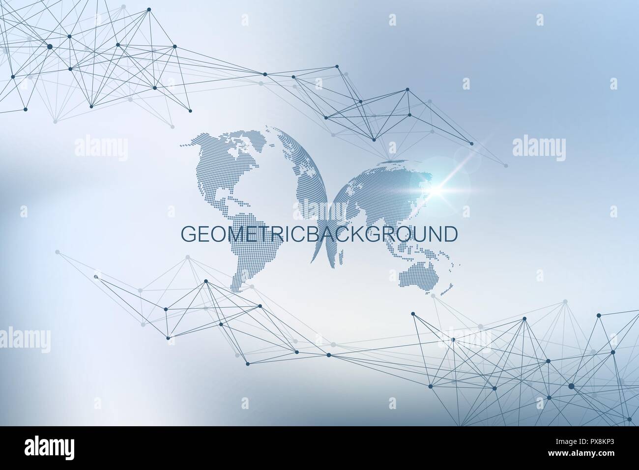 Big data visualization. Graphic abstract background communication ...