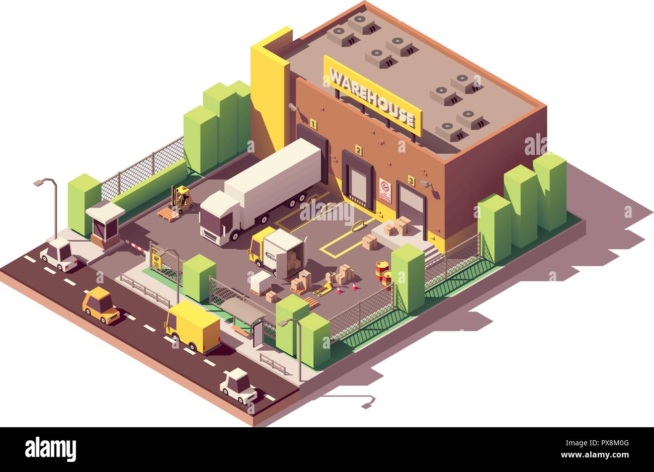 Warehouse products Stock Vector Images - Alamy