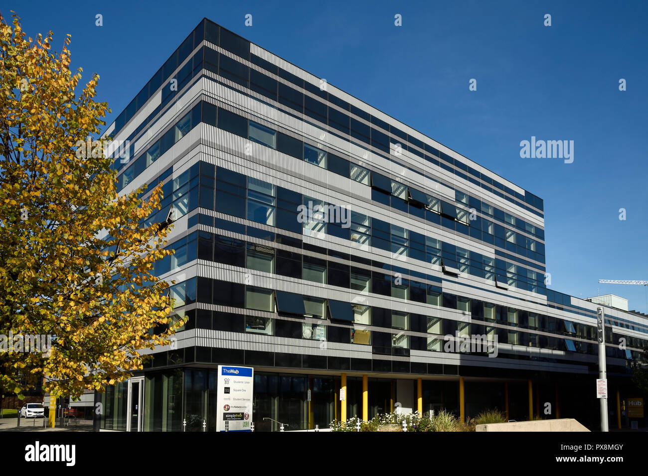 Coventry University The Hub building on Jordan Well in Coventry city ...