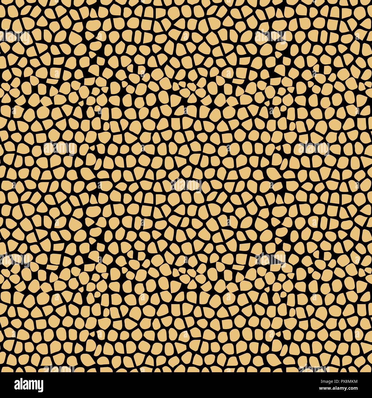 Vector seamless pattern with giraffe skin texture. Repeating giraffe ...