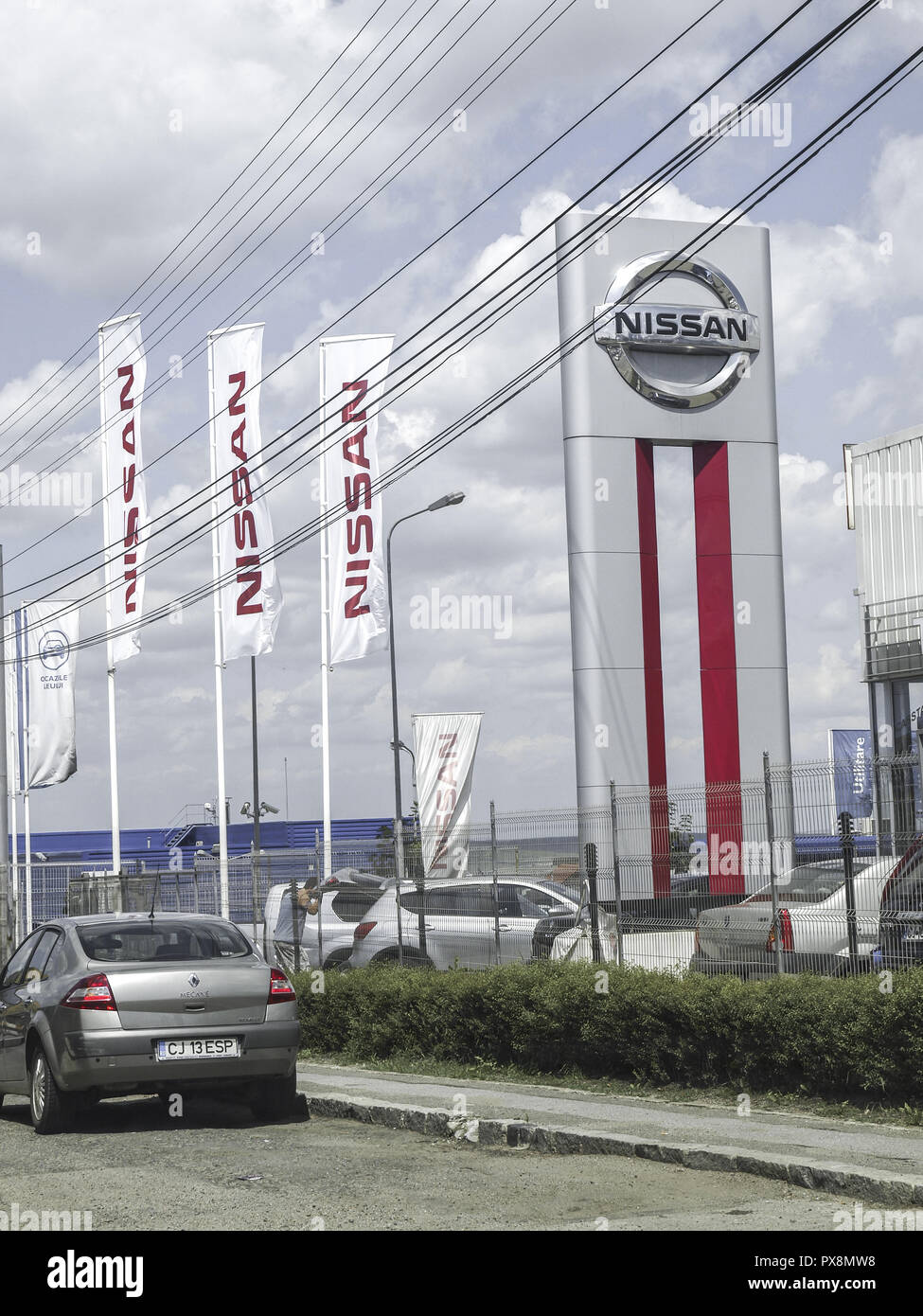 Industrial area, Nissan, Romania Stock Photo - Alamy