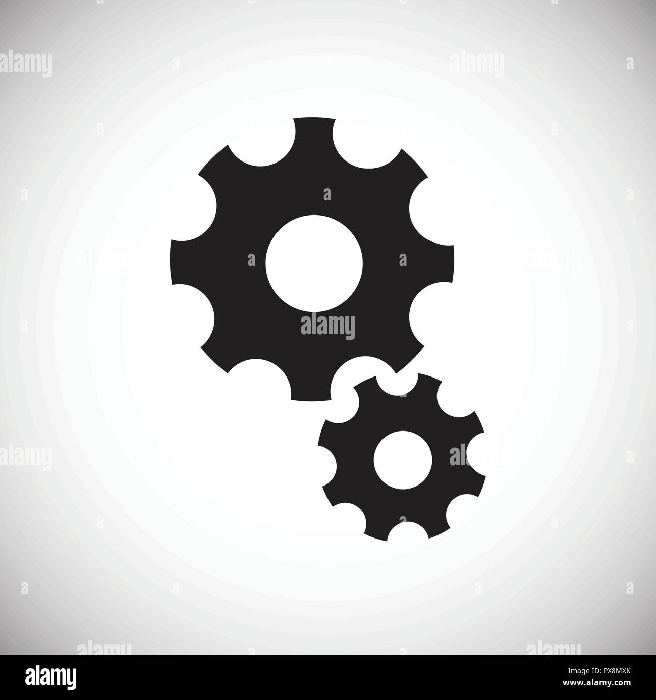 Business gears on white background Stock Vector Image & Art - Alamy