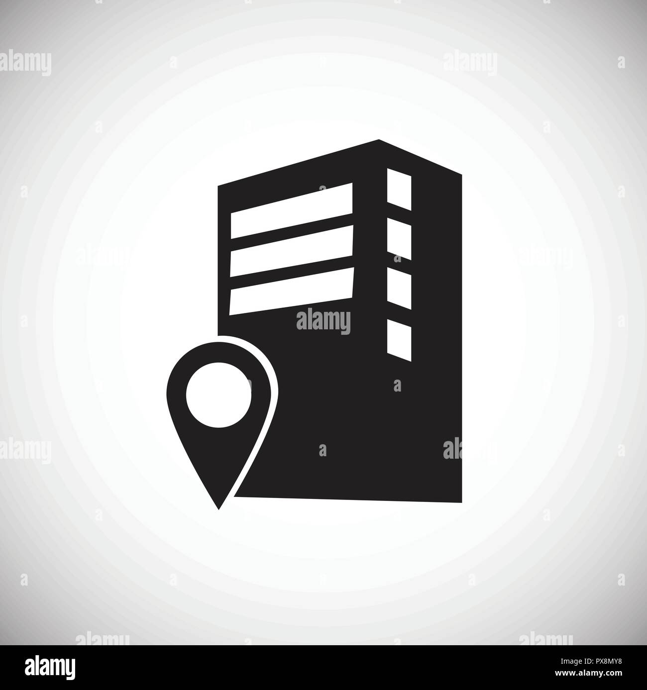 Business building on white background Stock Vector Image & Art - Alamy