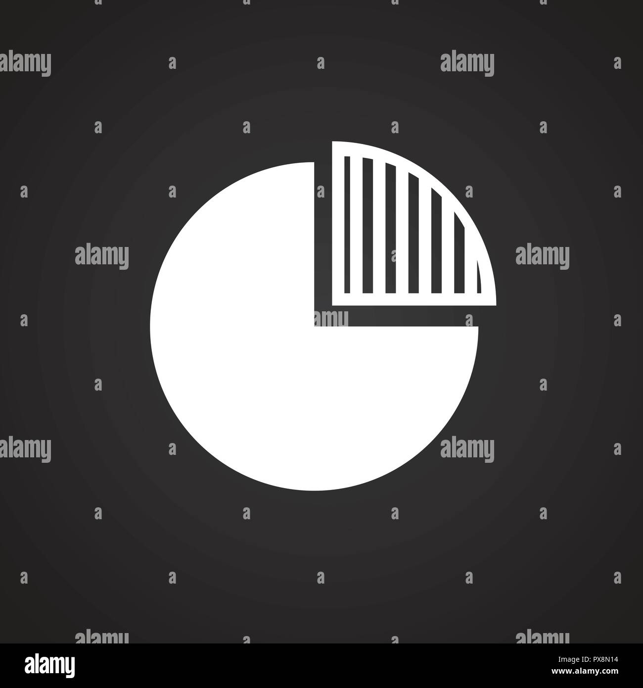 Solid pie Stock Vector Images - Alamy