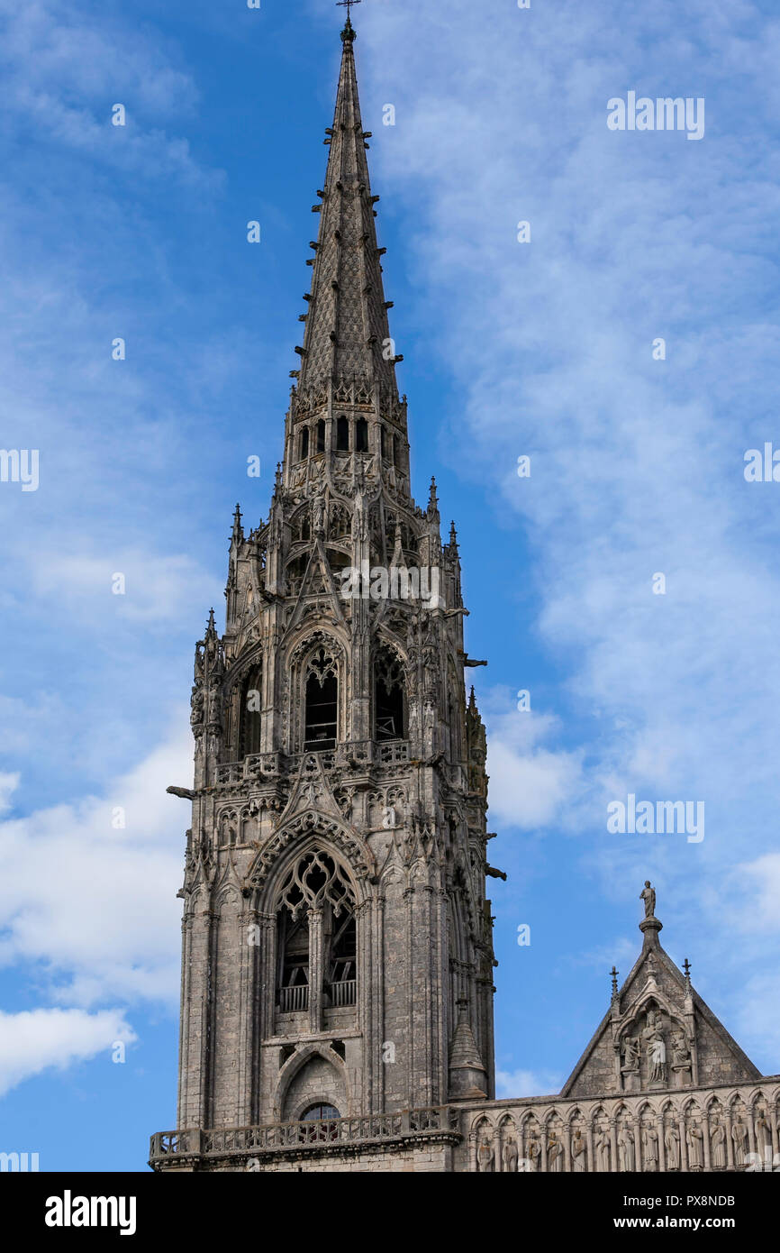 Chartres cathedral bell tower hi-res stock photography and images - Alamy