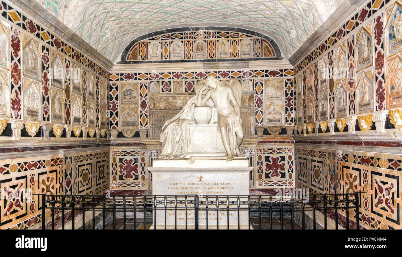 interior of the Cathedral of Santa Maria of Cagliari: The Shrine Of The ...