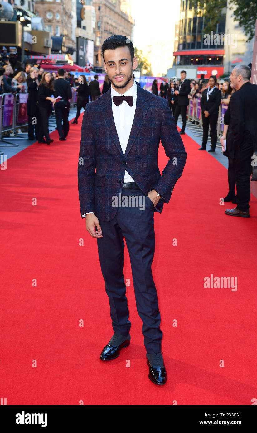 Fady Elsayed attending the A Private War Premiere as part of the BFI ...