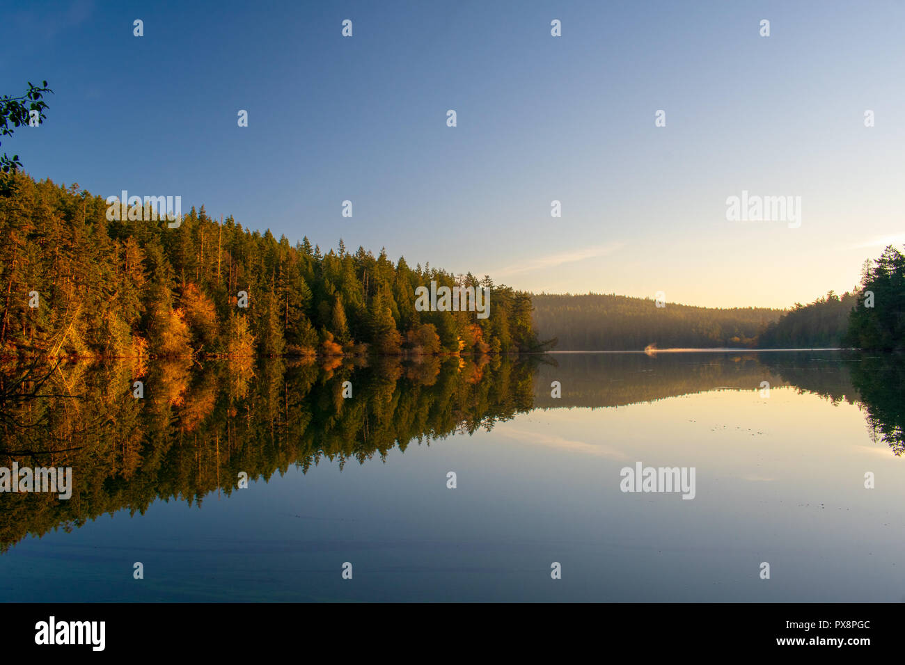 A Serene Fall Day At Pass Lake Stock Photo - Alamy