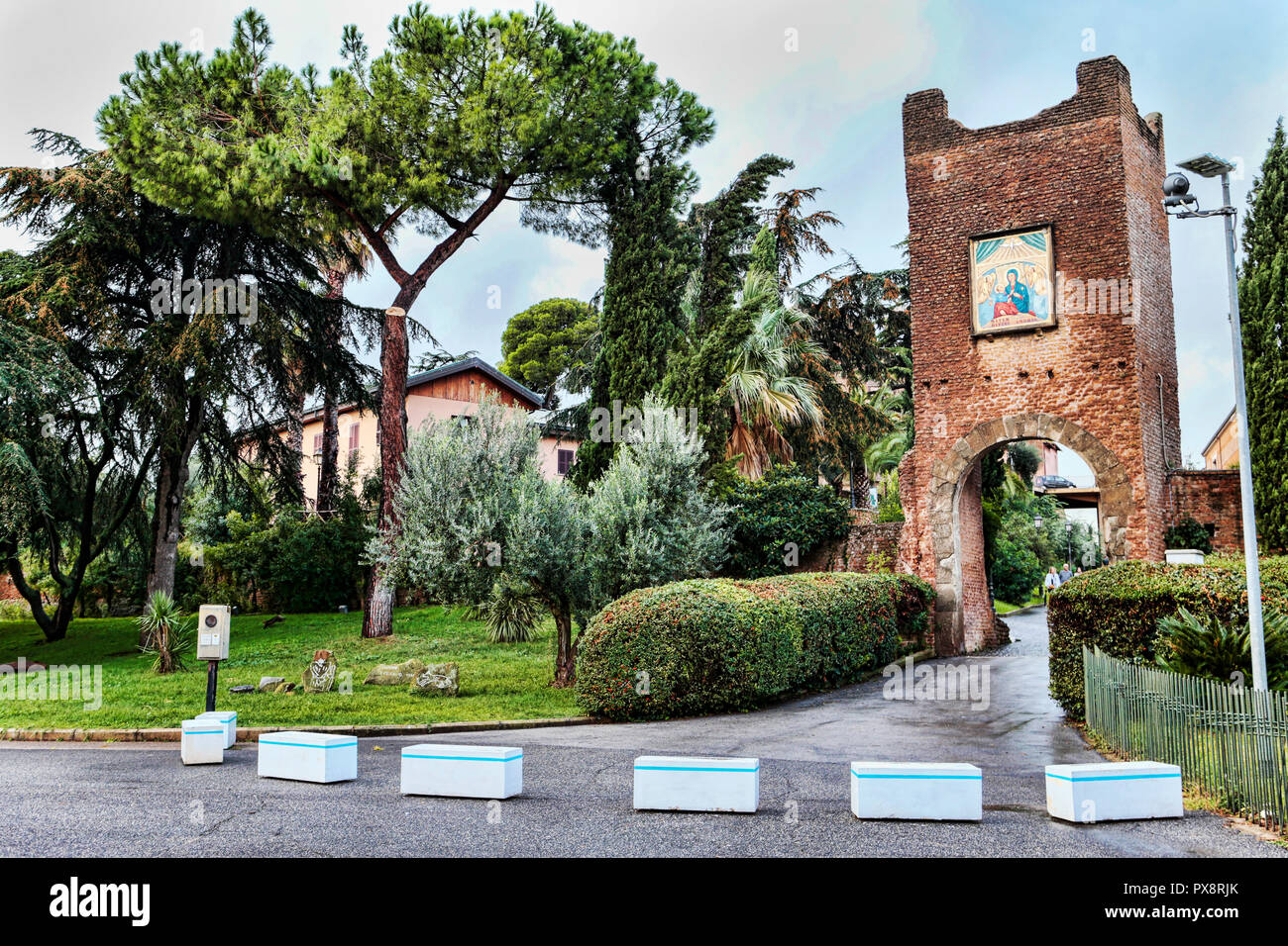 Castel di Leva Rome, Italy - October 6, 2018 :Landscape of the ancient ...