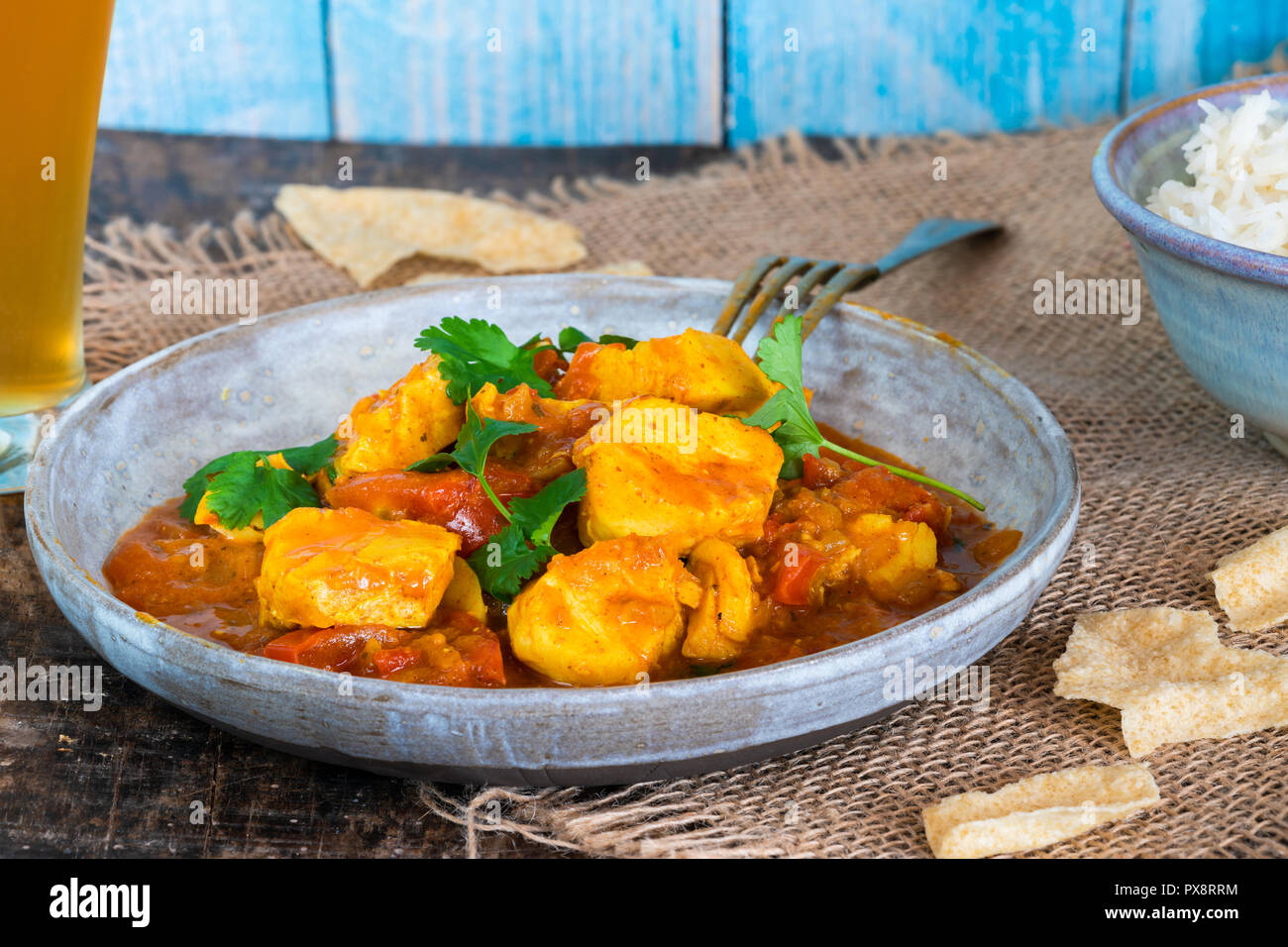 Fish Mappas - Keralan style coconut fish curry with rice. It's a ...