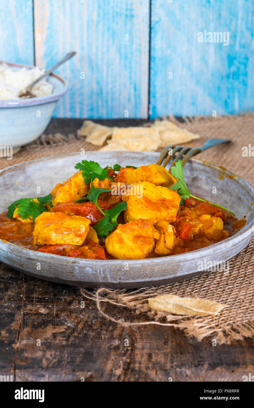 Fish Mappas - Keralan style coconut fish curry with rice. It's a ...