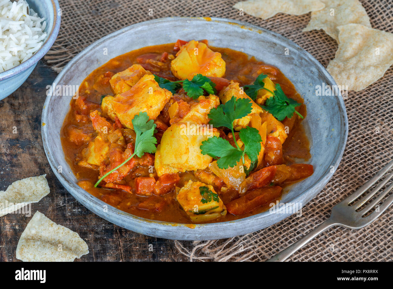 Fish Mappas - Keralan style coconut fish curry with rice. It's a ...