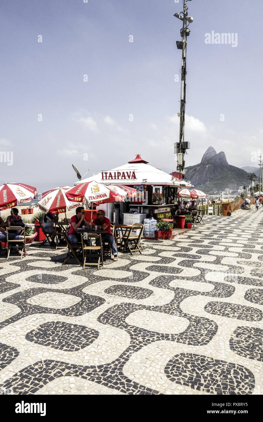 Brazilian ipanema pavement hi-res stock photography and images - Alamy