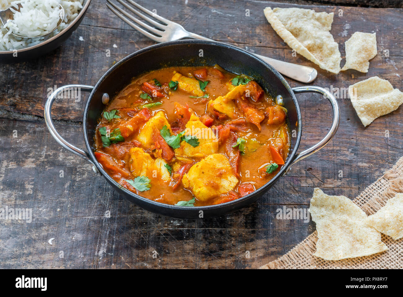 Fish Mappas - Keralan style coconut fish curry with rice. It's a ...