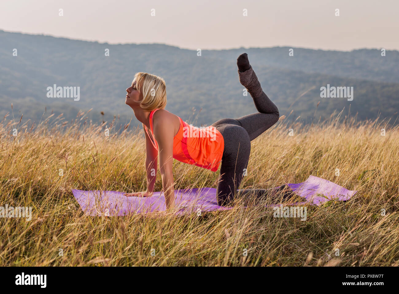 Tiger stretching hi-res stock photography and images - Alamy