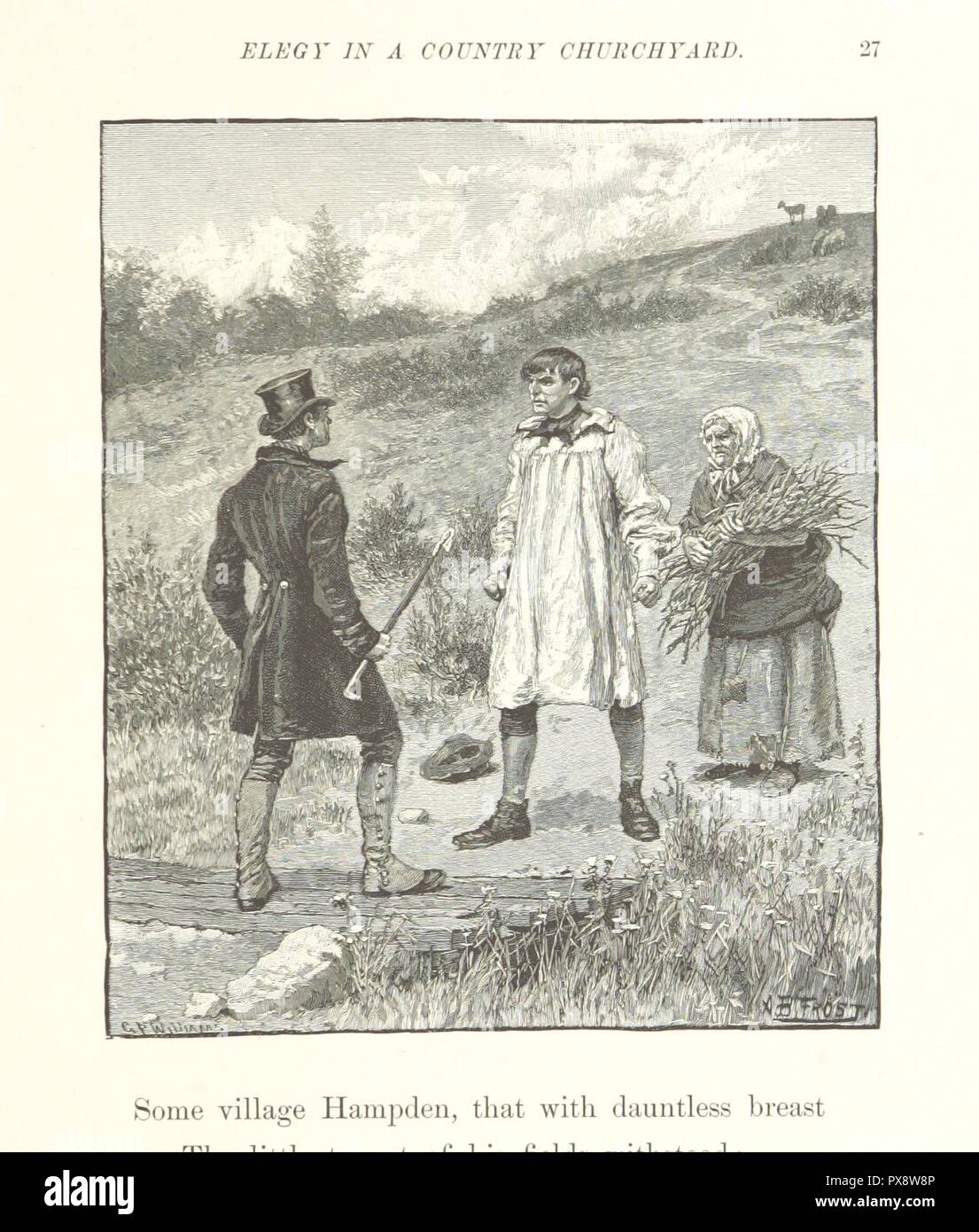 page 39 of 'An elegy written in a country churchyard . The artists ...