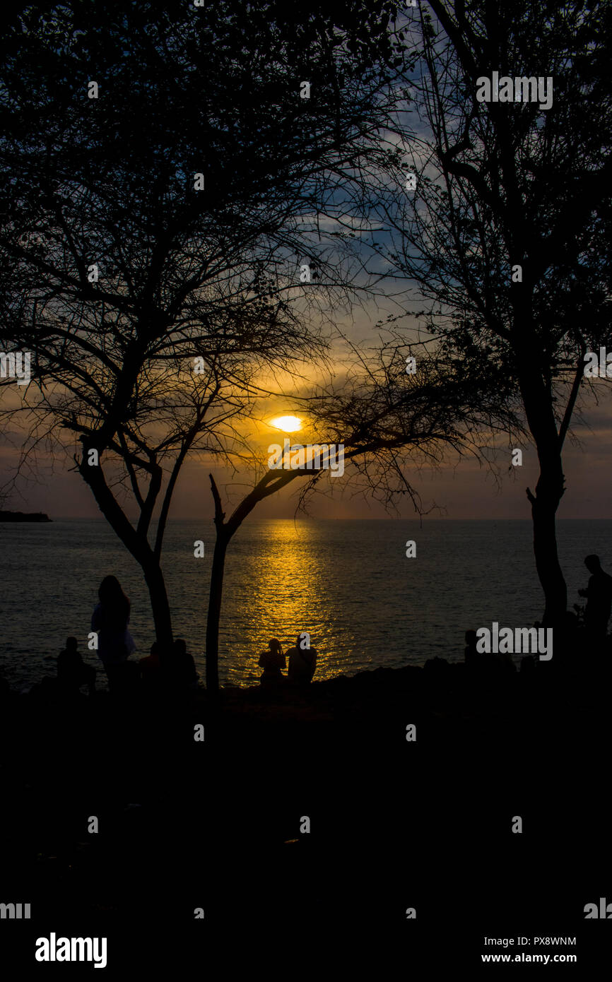 beach view summer holiday sunset photo Stock Photo - Alamy