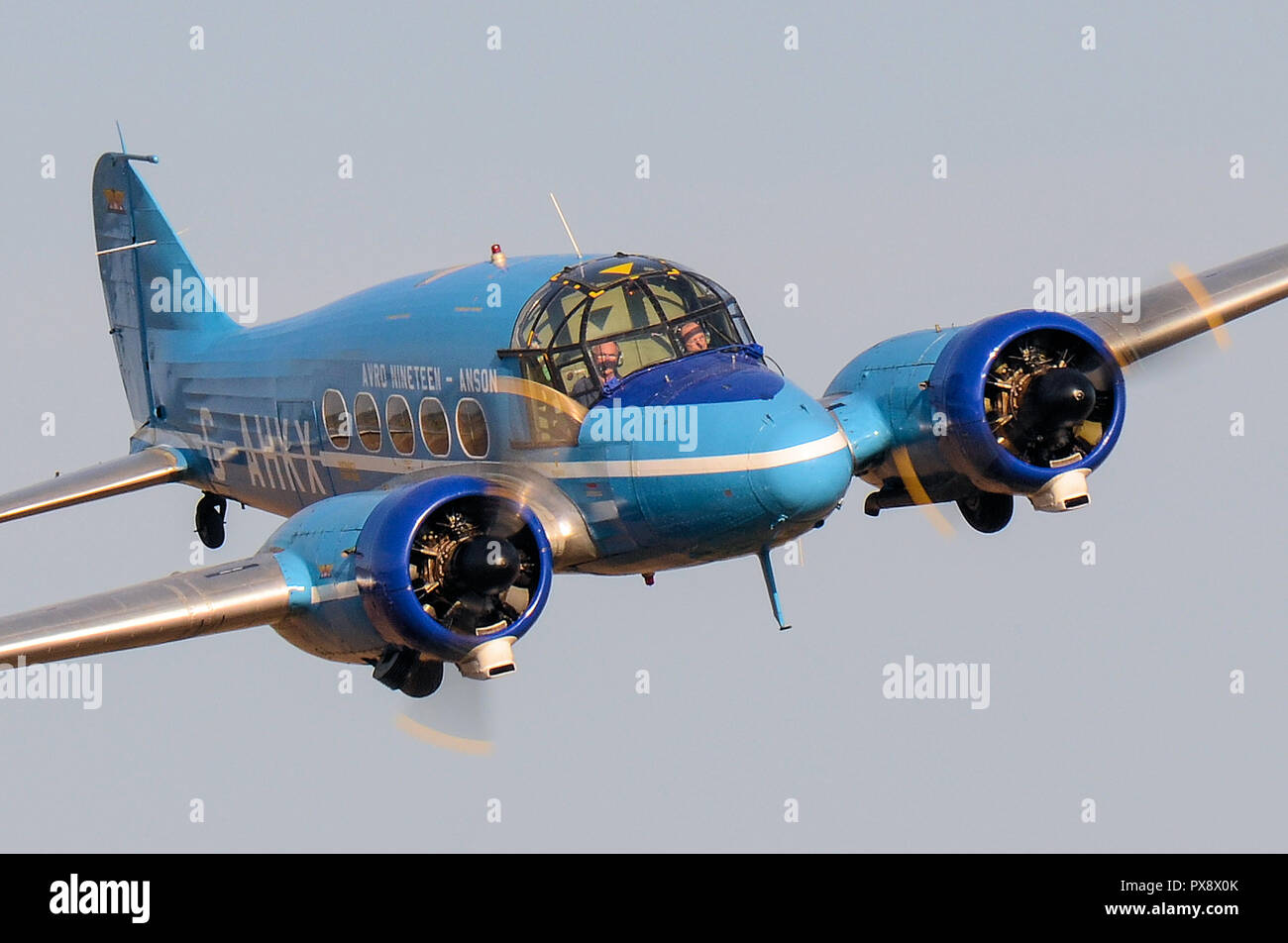 Avro XIX C19 Anson 1940s plane. Avro Nineteen low wing vintage training ...