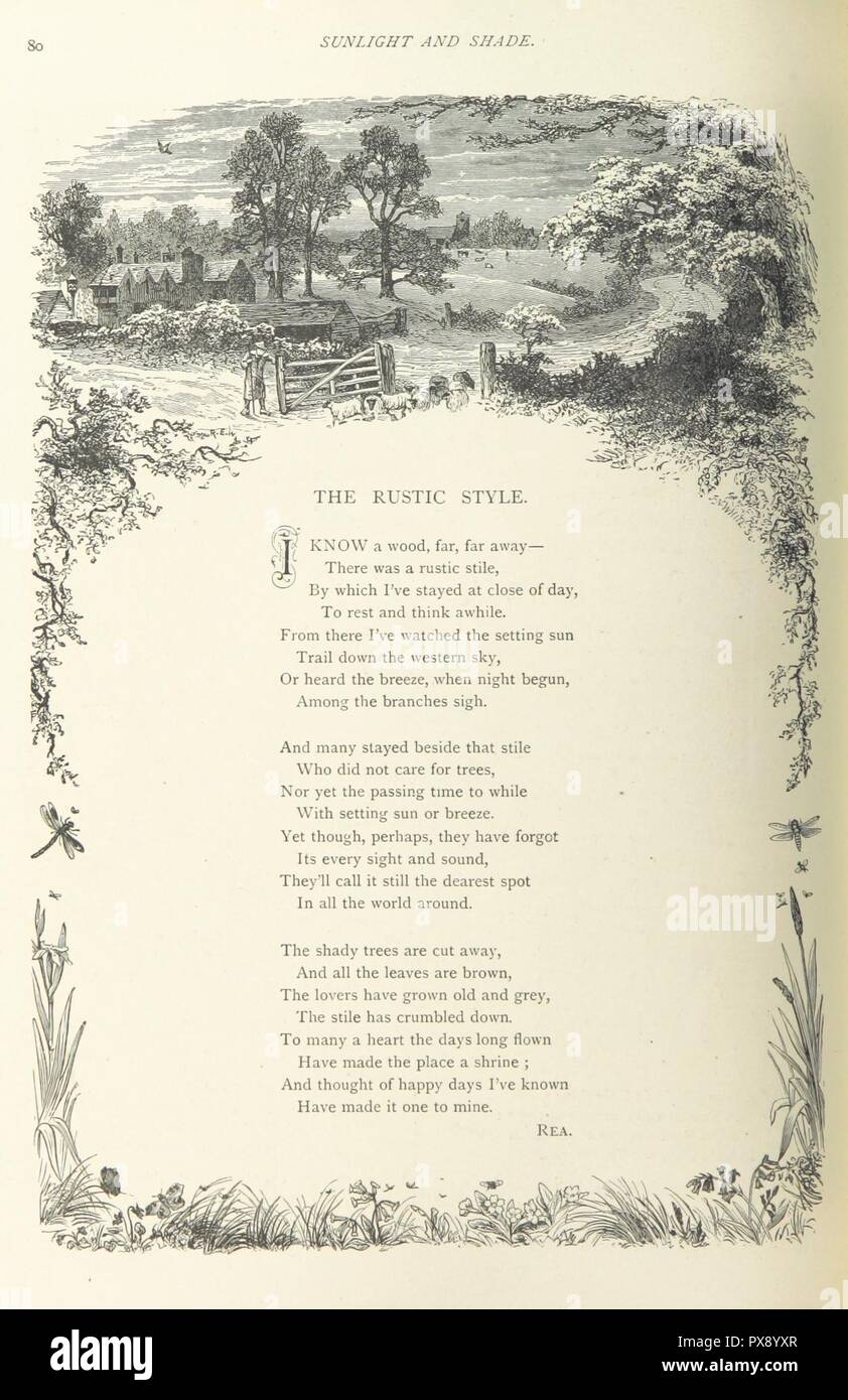 page 84 of 'Sunlight and Shade. Being poems and pictures of life and ...