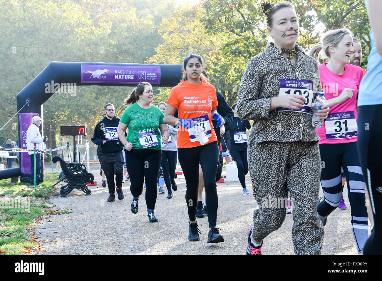 London, UK. 20th October 2018. A hundreds of people participate dresses ...