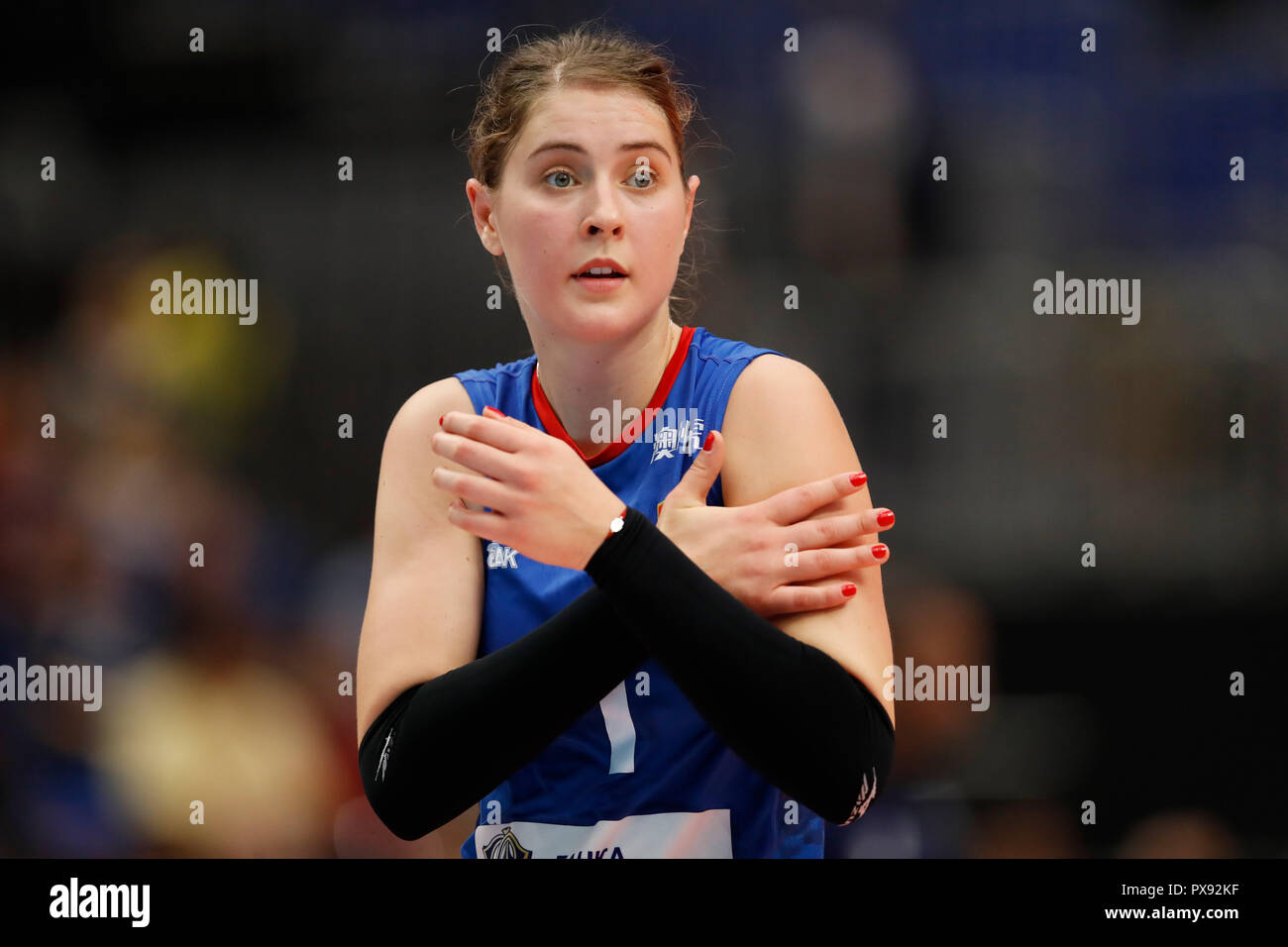 Kanagawa, Japan. 19th Oct, 2018. Bianka Busa (SRB) Volleyball : FIVB ...