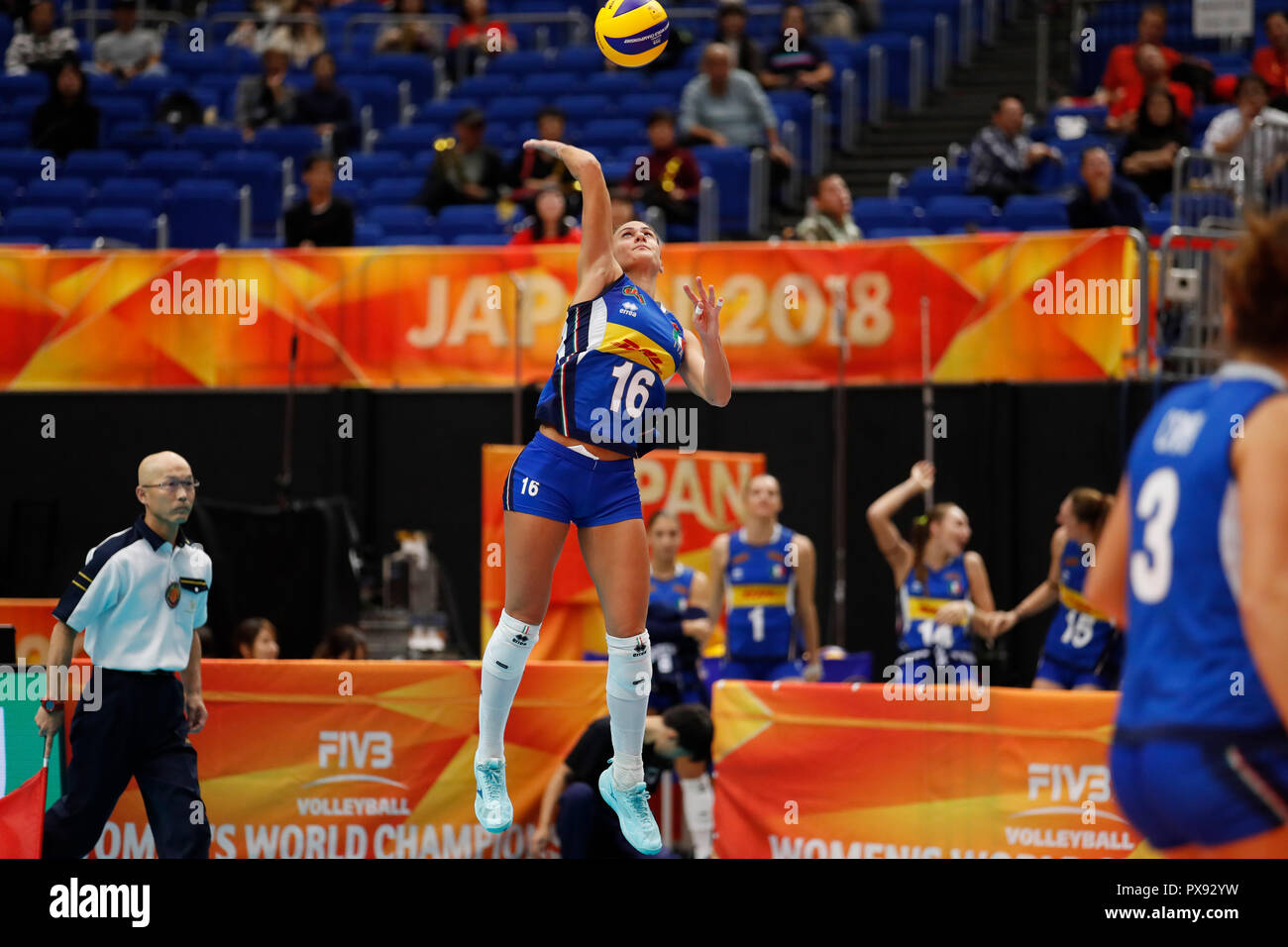 Lucia Bosetti (ITA), OCTOBER 19, 2018 - Volleyball : FIVB Volleyball ...
