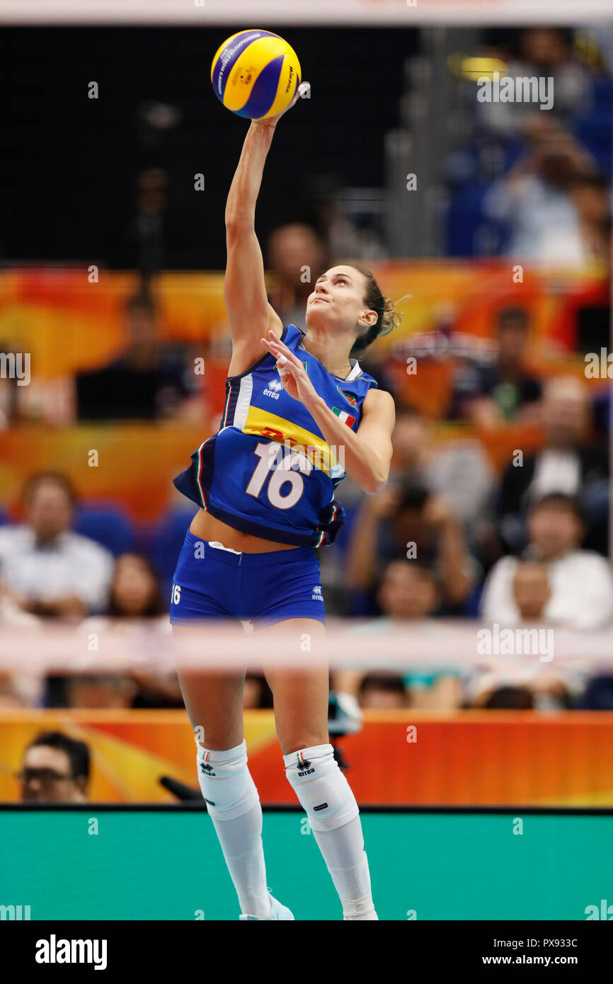 Lucia Bosetti (ITA), OCTOBER 19, 2018 - Volleyball : FIVB Volleyball ...