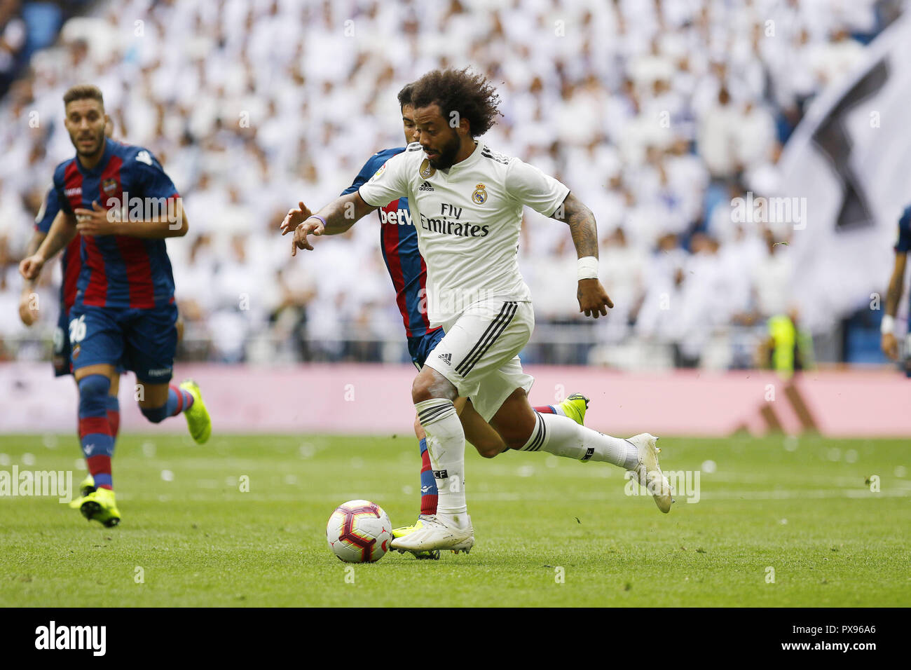 Madrid, Madrid, Spain. 20th Oct, 2018. Marcelo (Real Madrid) seen in ...