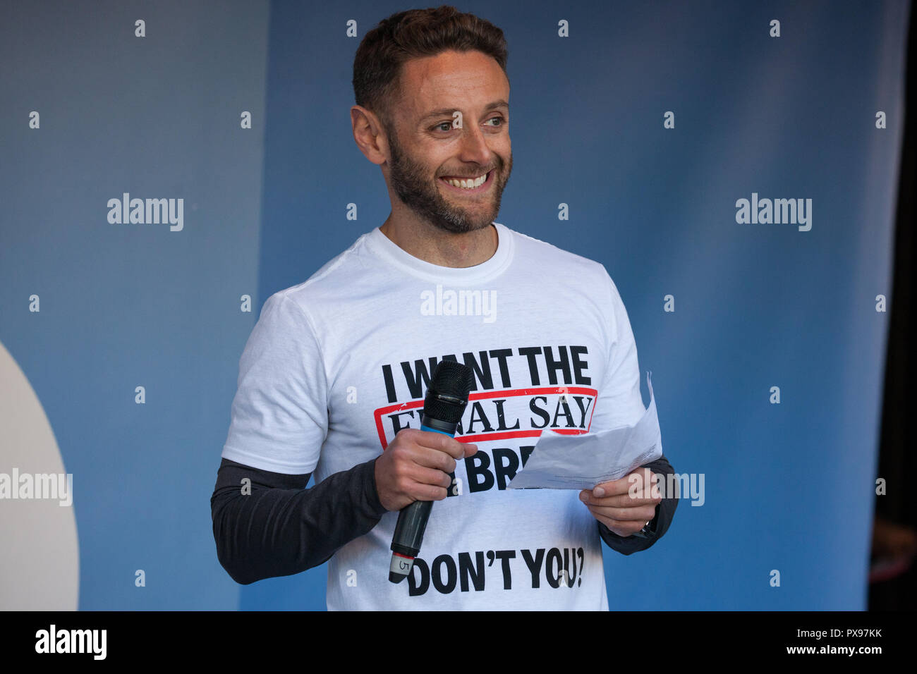 London, UK. 20th October, 2018. Christian Broughton, editor of the ...