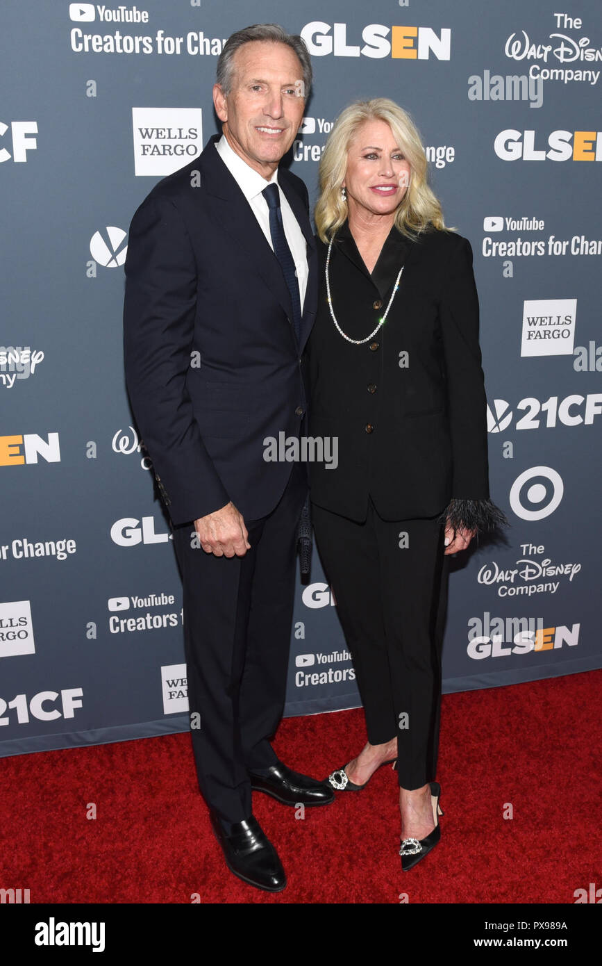 Beverly Hills, California, USA. 19th Oct, 2018. HOWARD SCHULTZ and ...
