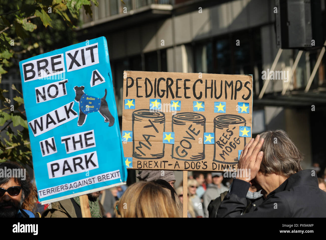 Dog protest placard hi-res stock photography and images - Alamy