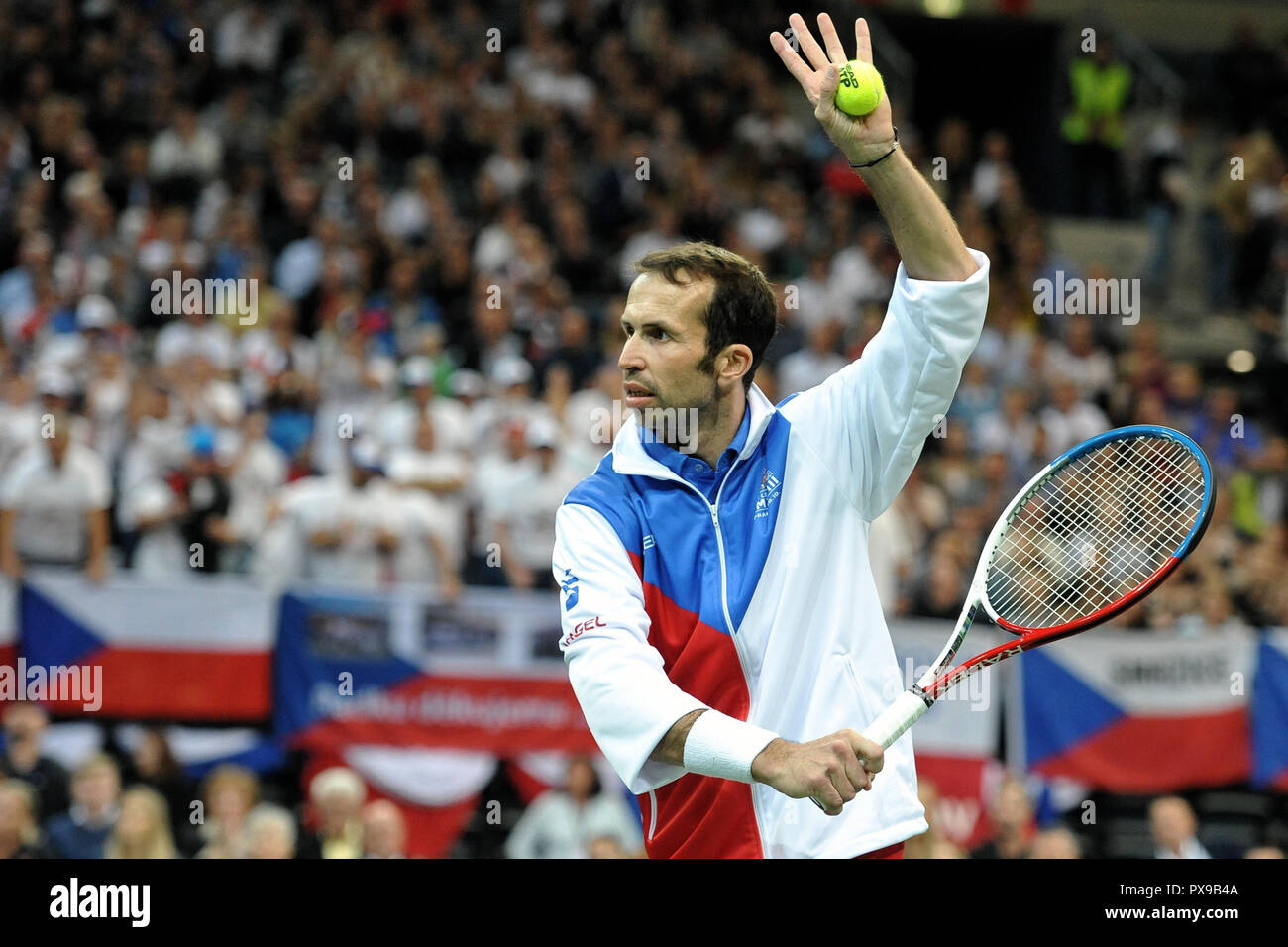 Prague, Czech Republic. 18th Oct, 2018. Double winner of Davis Cup ...