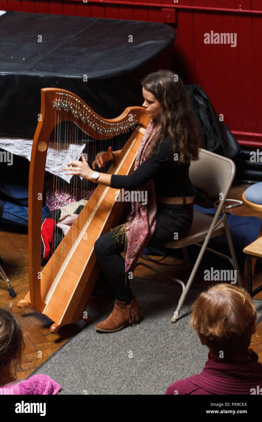 Cork, Ireland. 20th Oct, 2018. Performing here is Niamh Coughlan ...