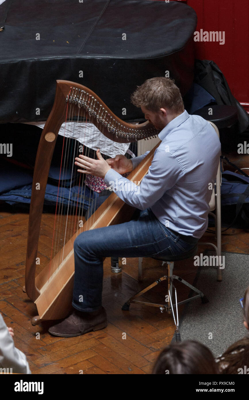 Cork, Ireland. 20th Oct, 2018. National Harp Day/ Lá na Cruite ...