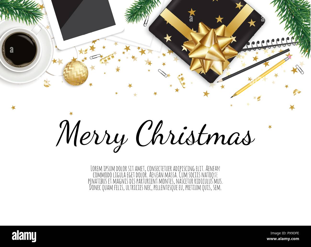 Laptop christmas tree Stock Vector Images - Alamy