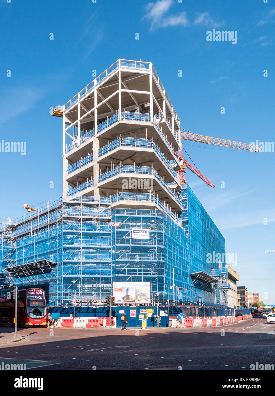 New building site belfast hi-res stock photography and images - Alamy