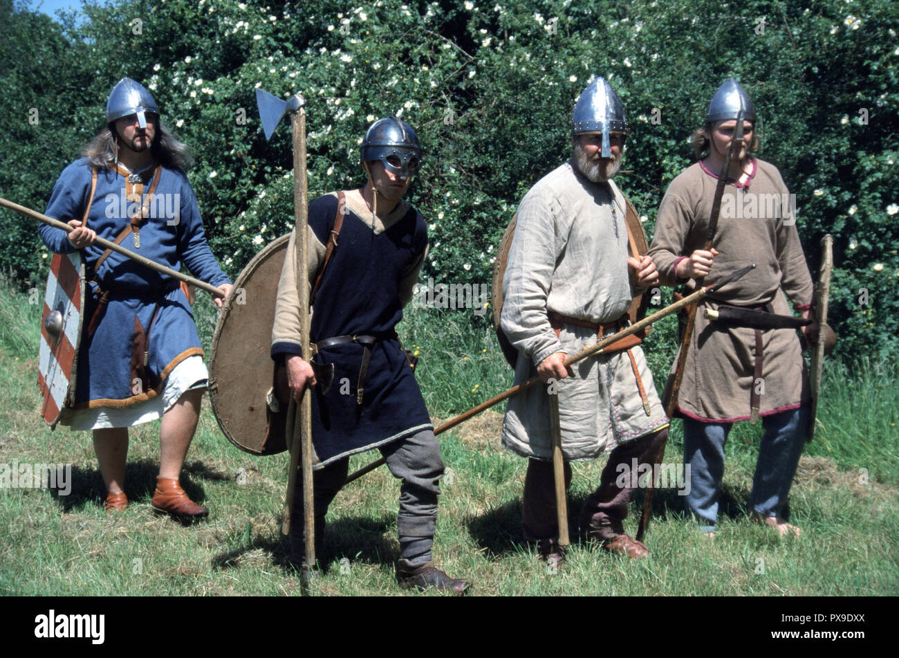 Viking Raiding Party (Reenactor Stock Photo - Alamy