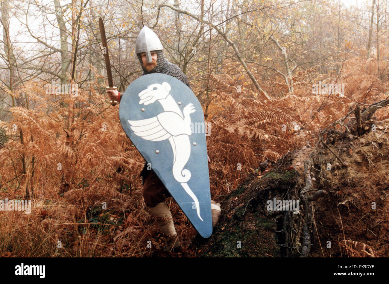 Norman Knight (Reenactor Stock Photo - Alamy