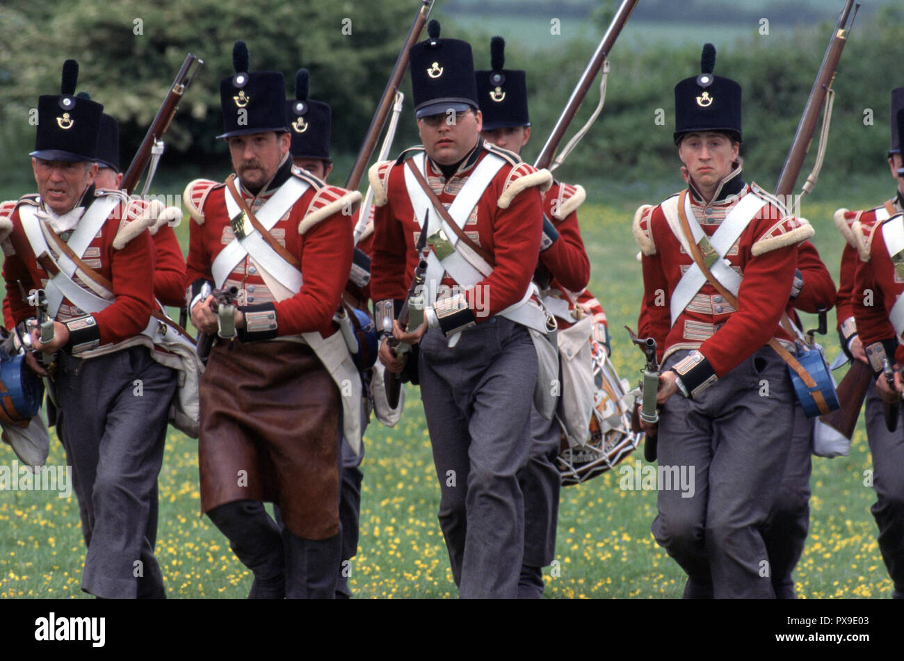 British redcoats hi-res stock photography and images - Alamy