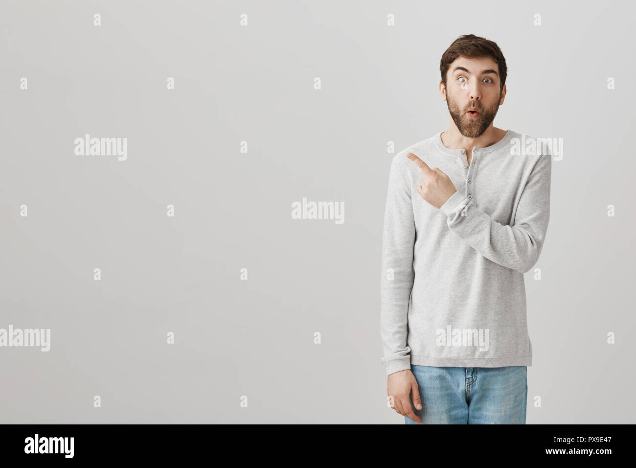 Man expressing shock indoors modern hi-res stock photography and images ...