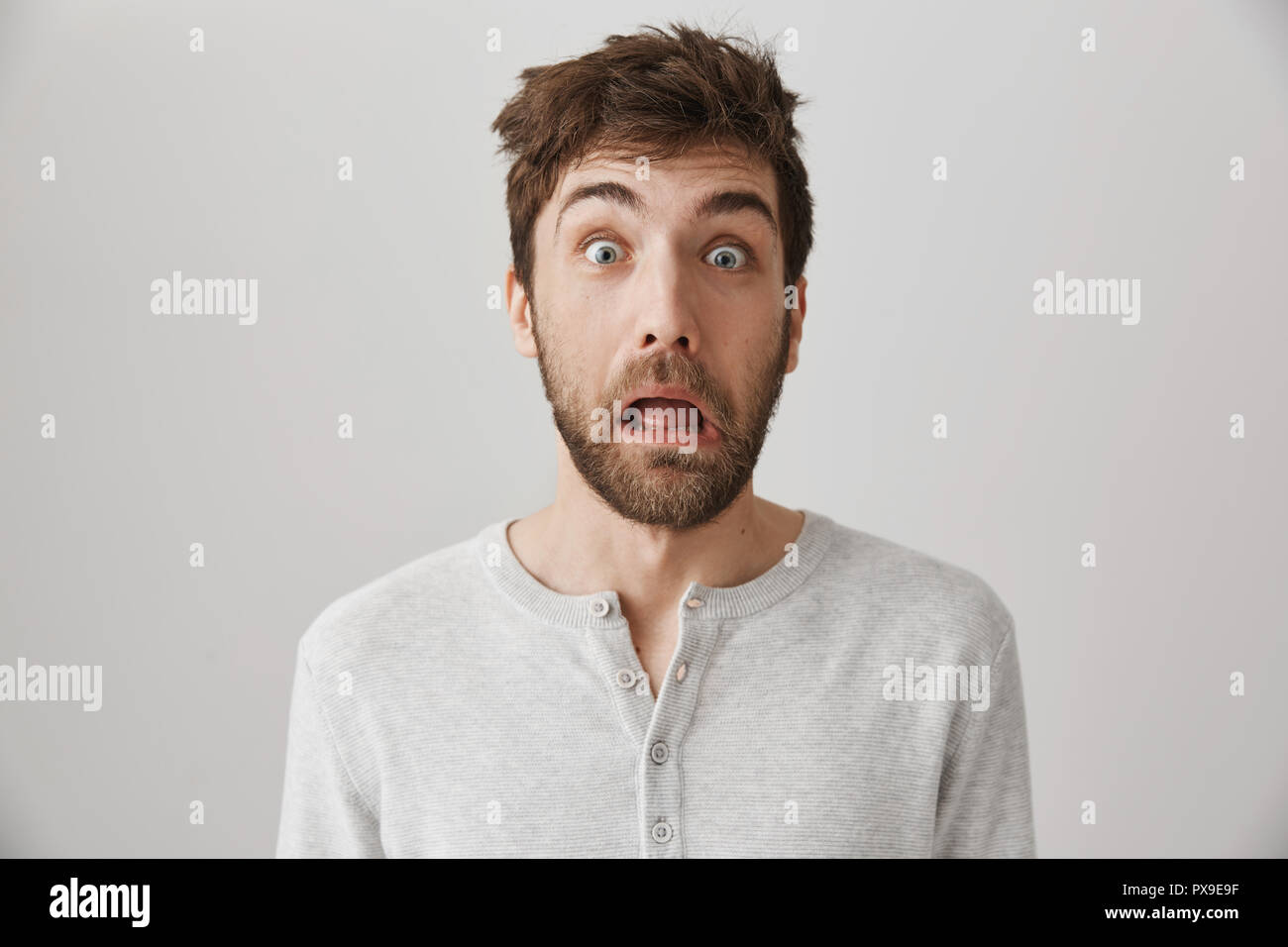 Lifted eyebrows hi-res stock photography and images - Alamy