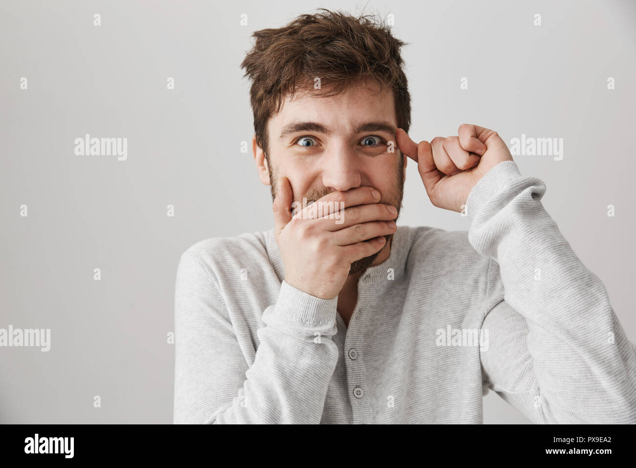 Acting as mad person hi-res stock photography and images - Alamy