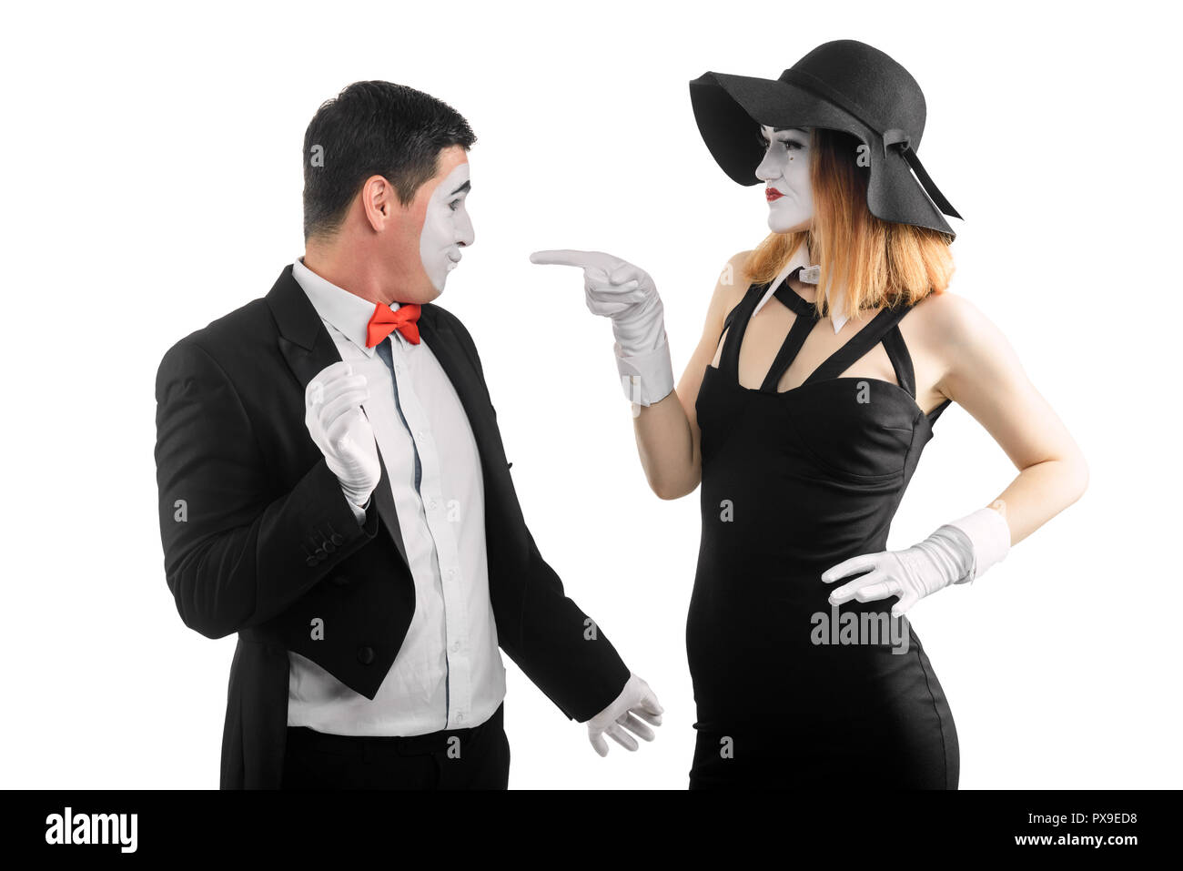 Woman drama performer Cut Out Stock Images & Pictures - Alamy