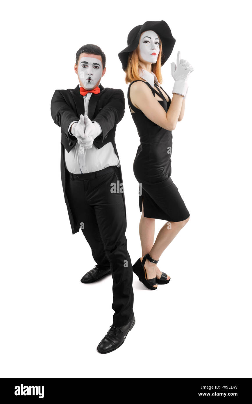 Couple of secret agents Stock Photo - Alamy