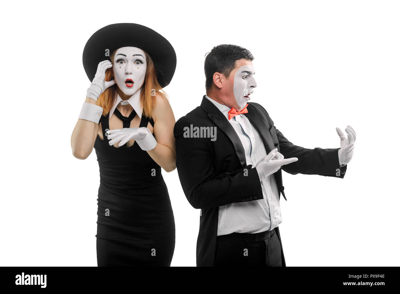 Mime artists hi-res stock photography and images - Alamy