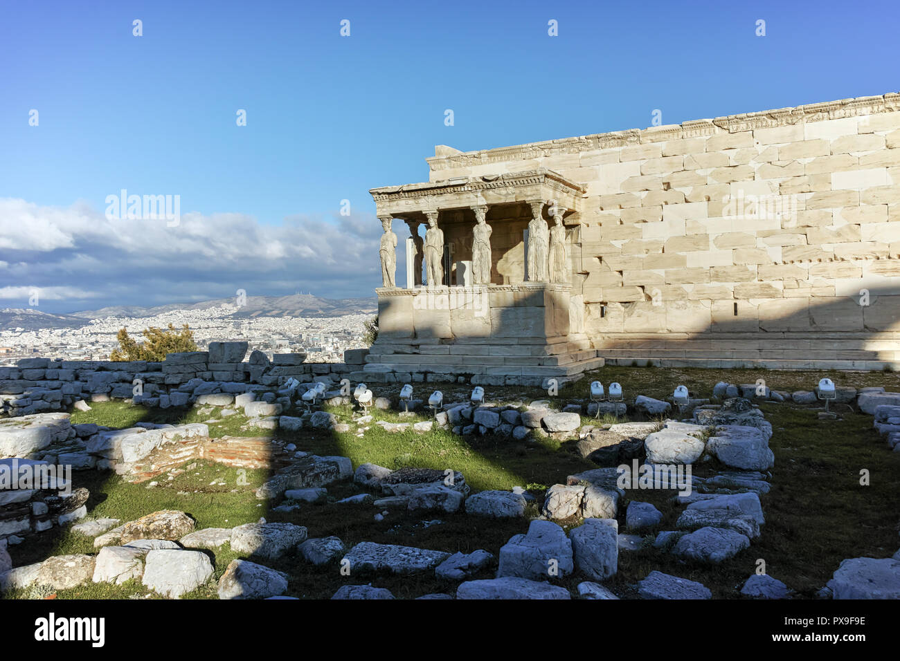 Acropolis museum north porch hi-res stock photography and images - Alamy