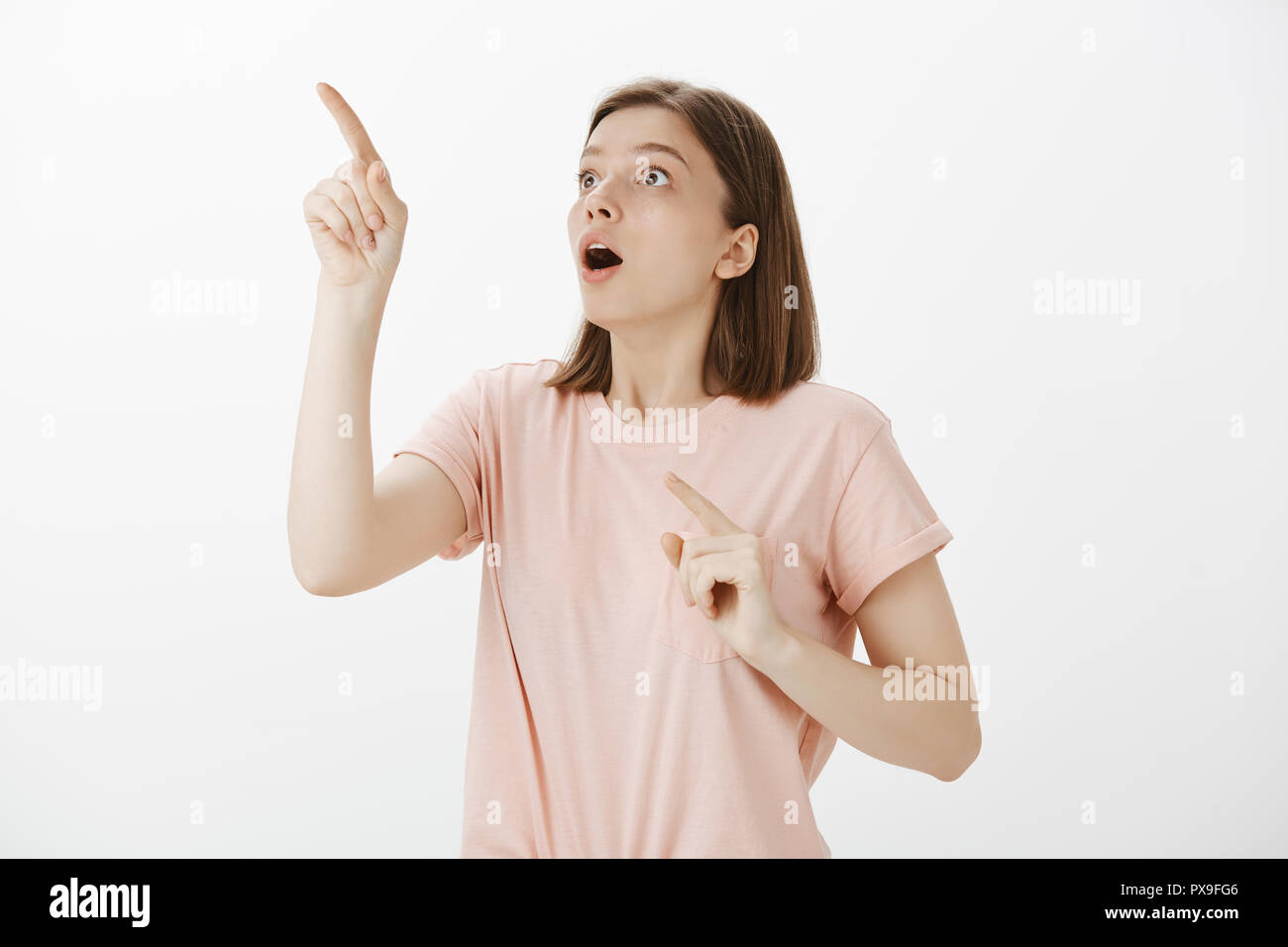 Woman gasping for breath hi-res stock photography and images - Alamy