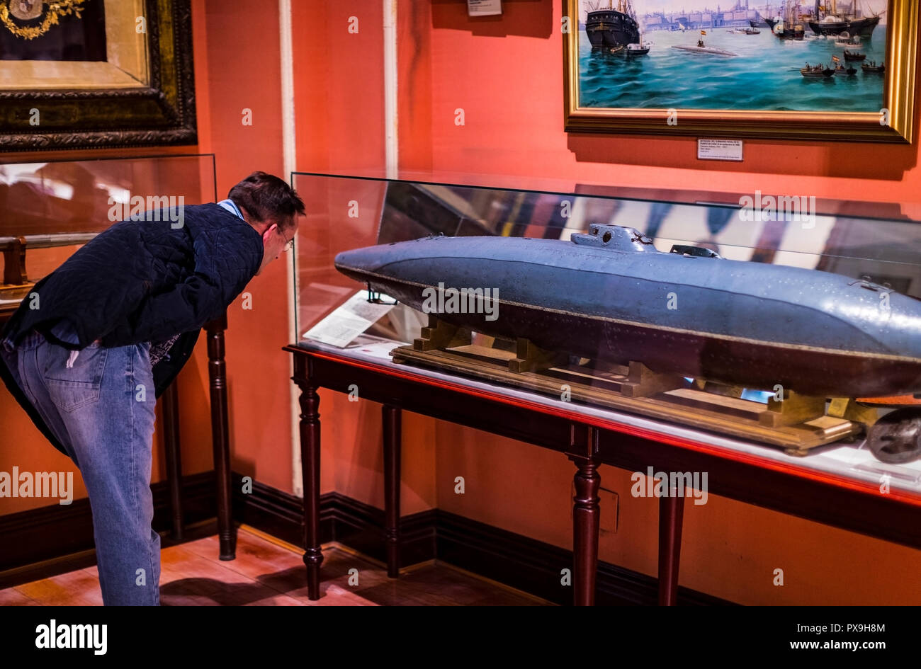 MADRID, SPAIN - 28 MARCH, 2018: Maritime Museum in Madrid history of ...