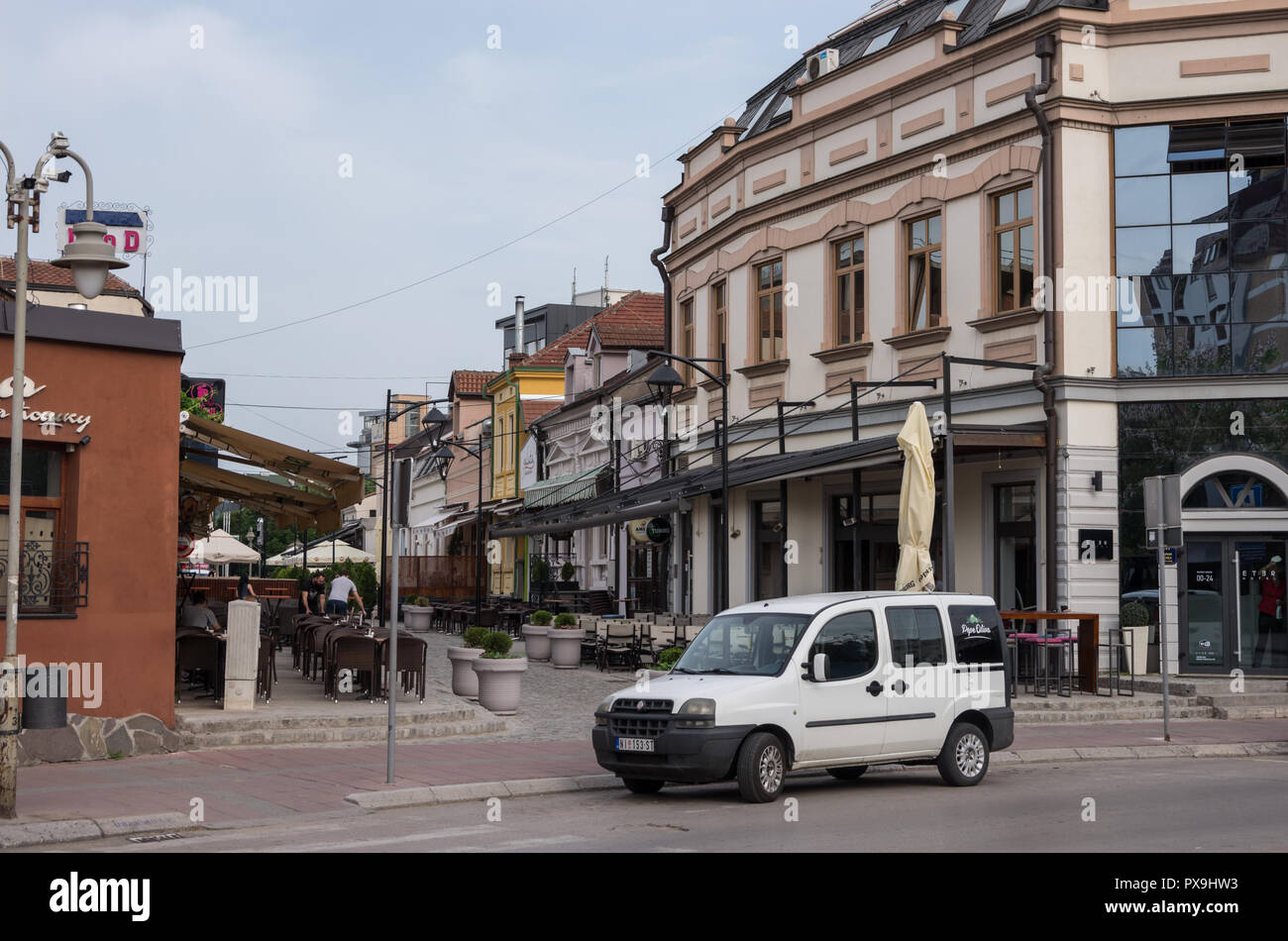 Nis, Serbia - May 4, 2018: Main pedestrian street of Nis city in ...